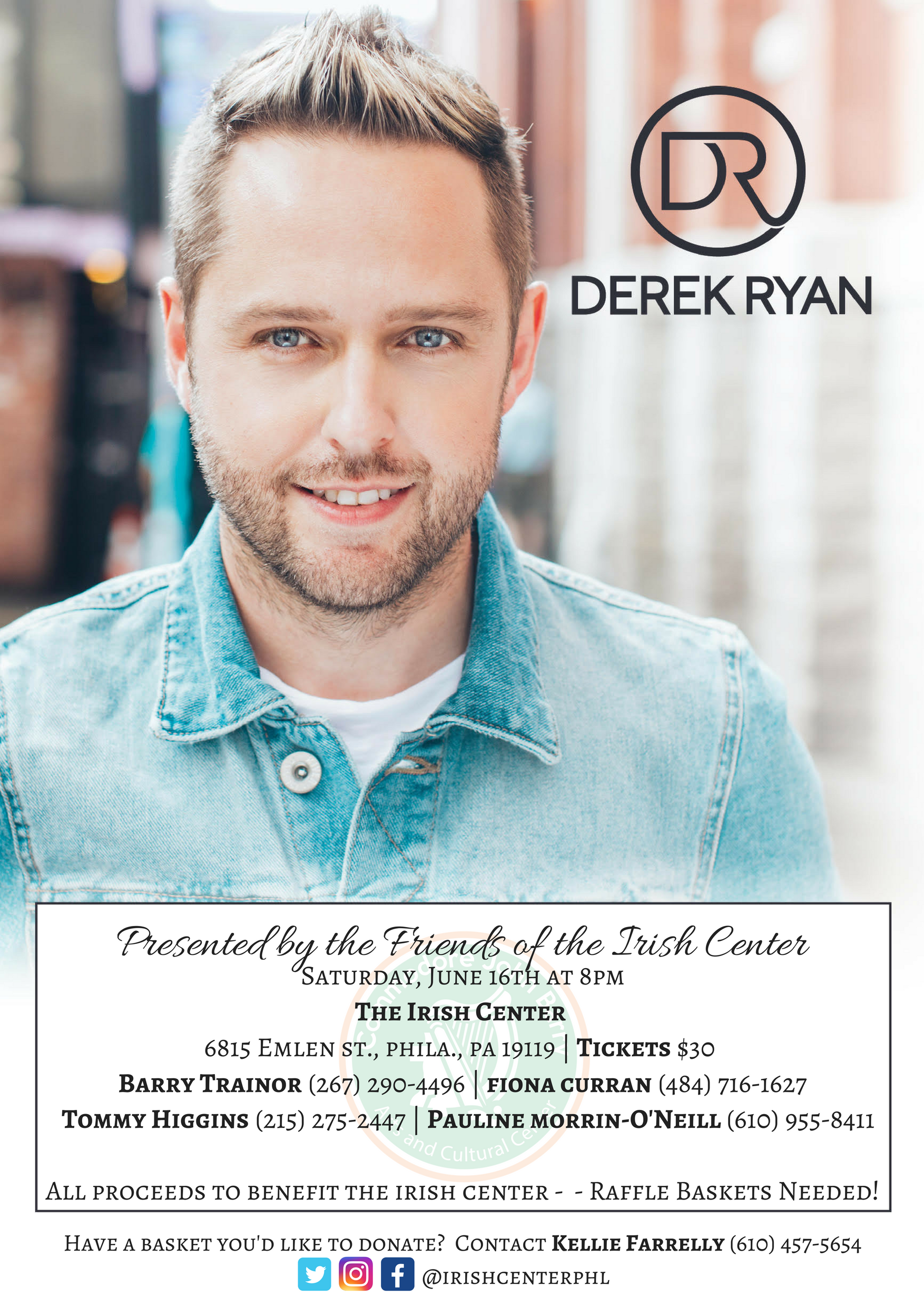 Irish Country Star Derek Ryan to perform live at the Irish Center ...