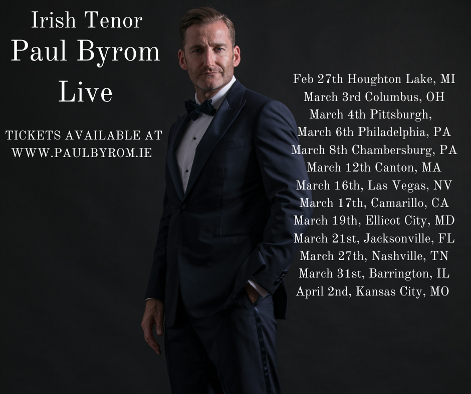 Paul Byrom tour dates – Commodore John Barry Arts and Cultural Center