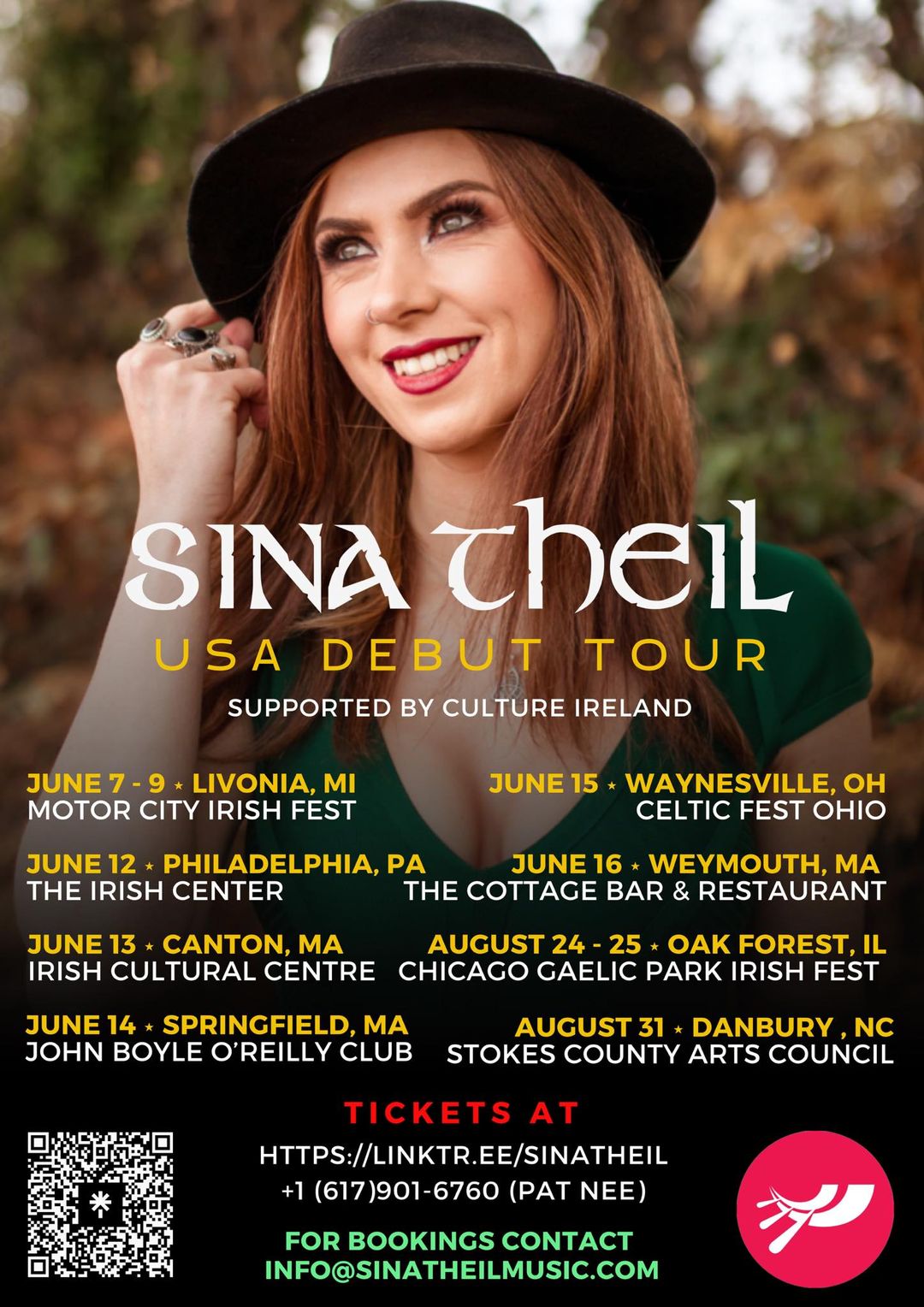 Sina Theil in Concert – Commodore John Barry Arts and Cultural Center