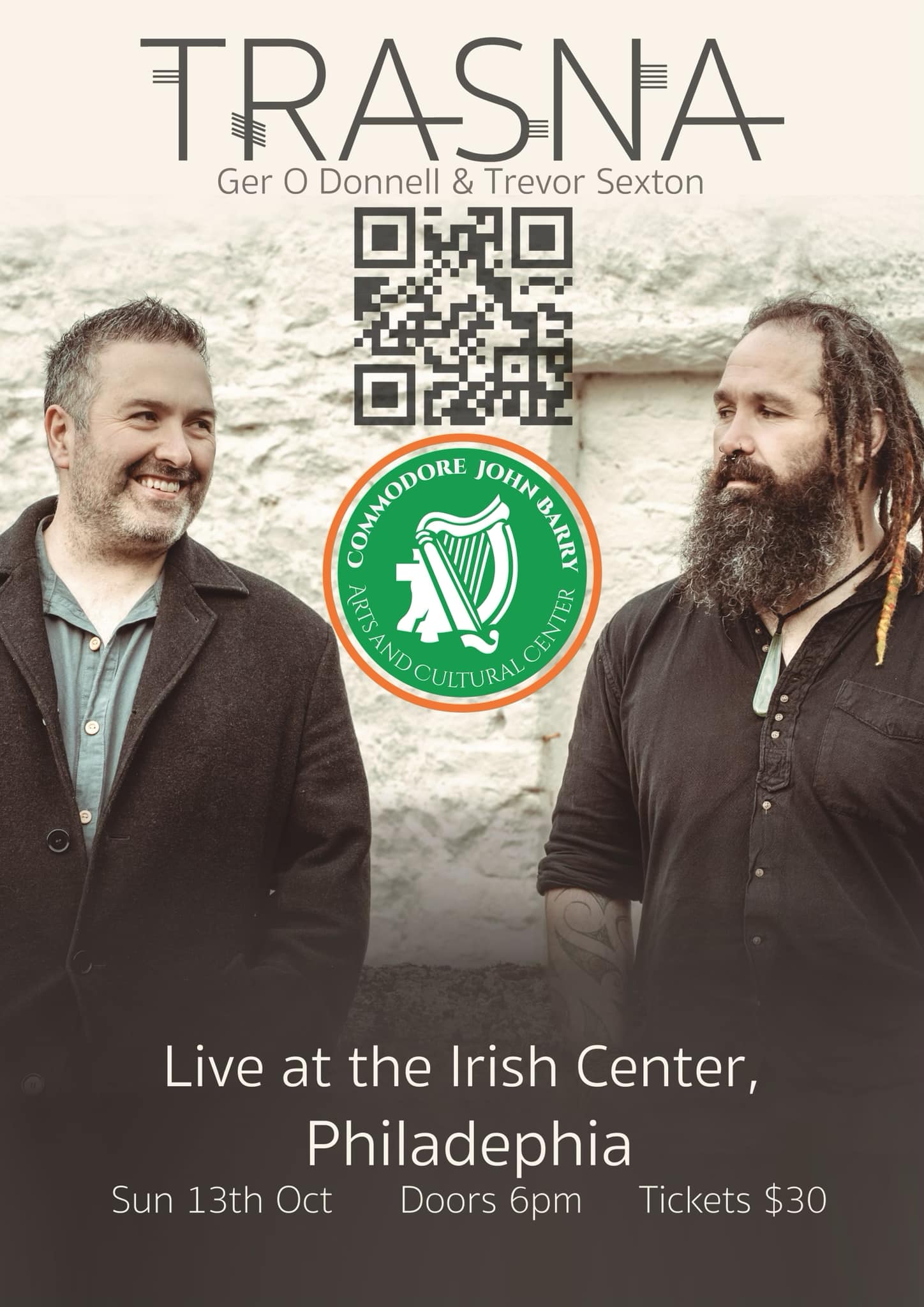 Ger O’Donnell & Trevor Sexton returning to the Irish Center – Commodore ...