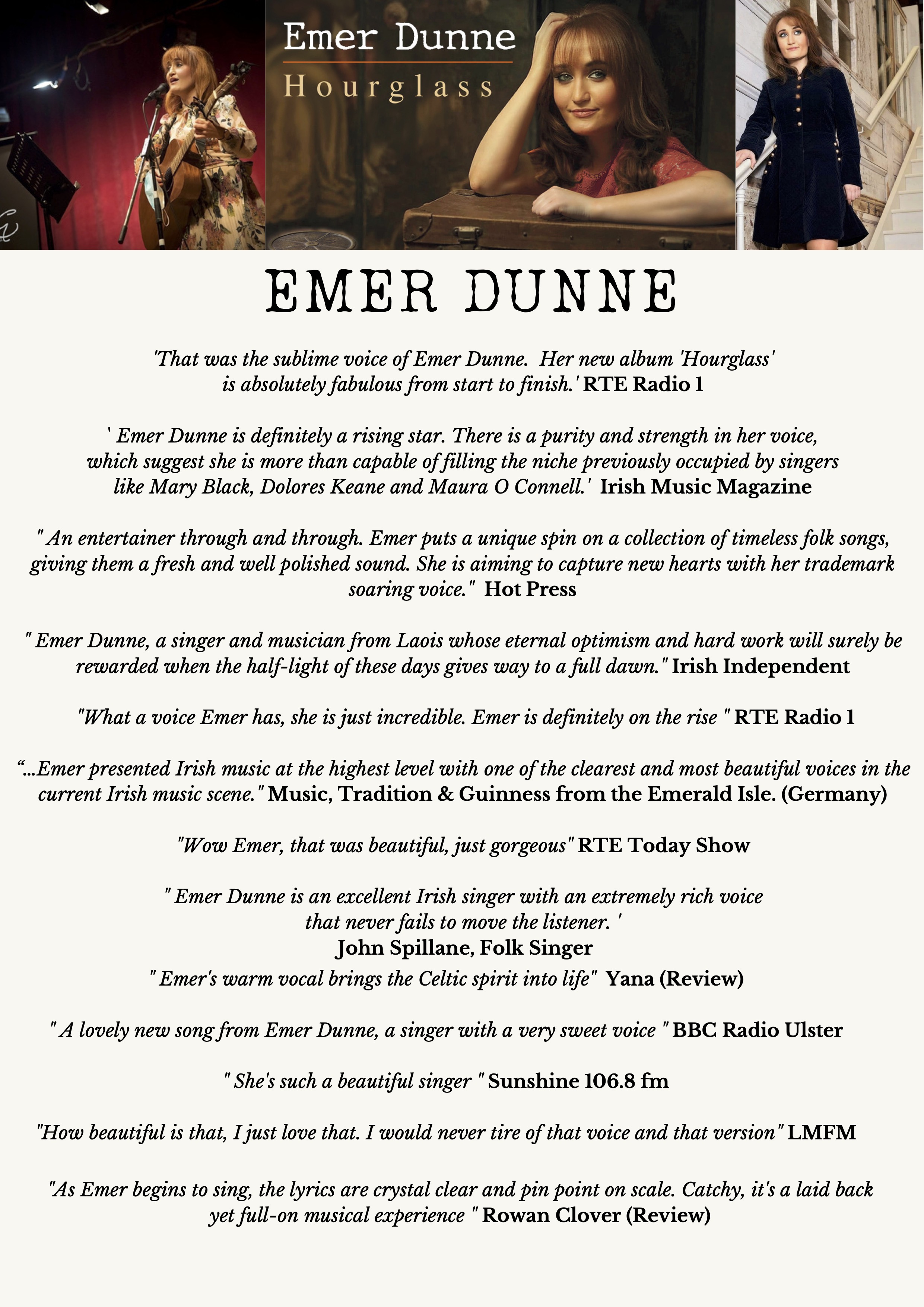 Emer Dunne Live at the Irish Center! – Commodore John Barry Arts and ...