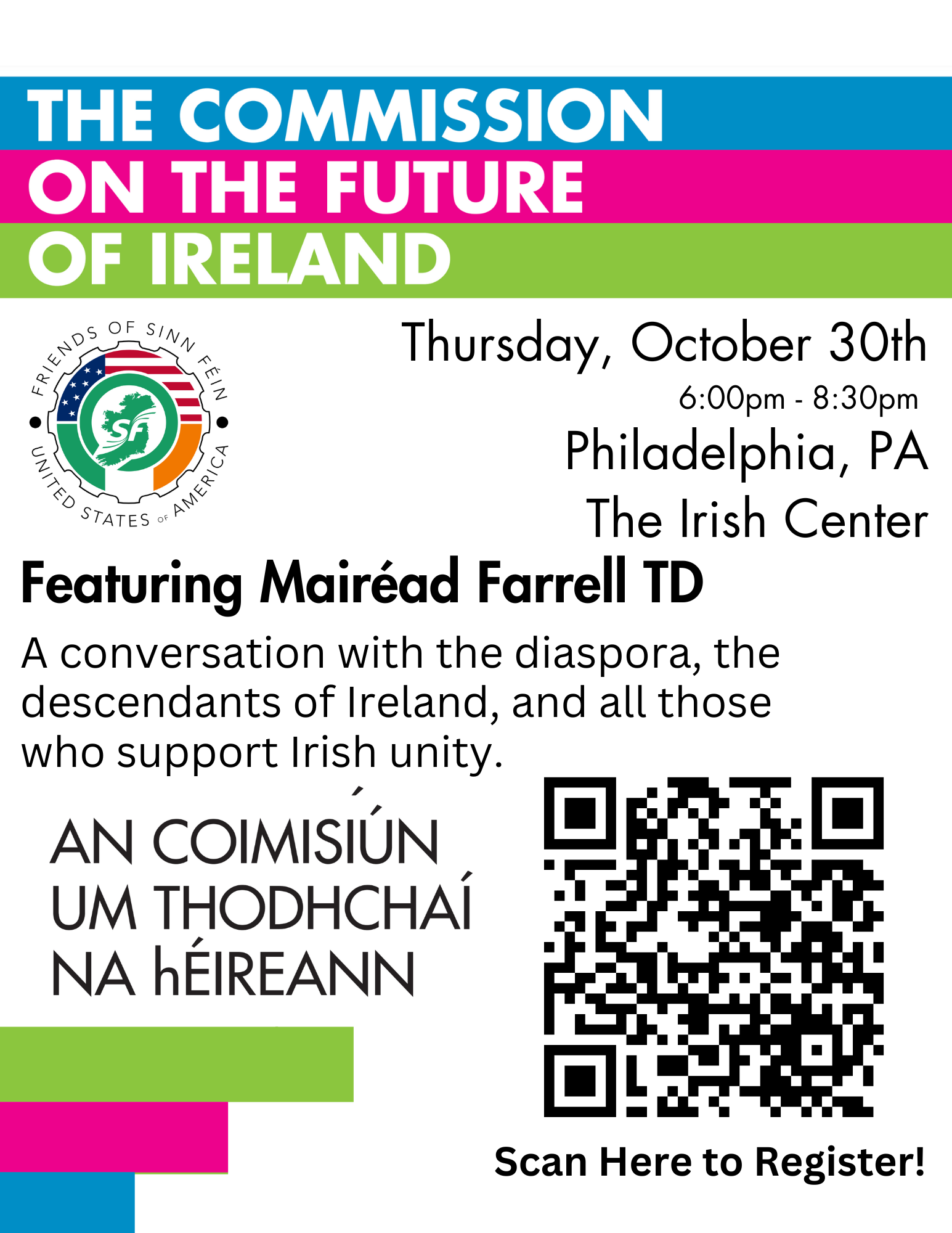 Irish Unity People’s Assembly: Diaspora – Philadelphia, October 30th ...